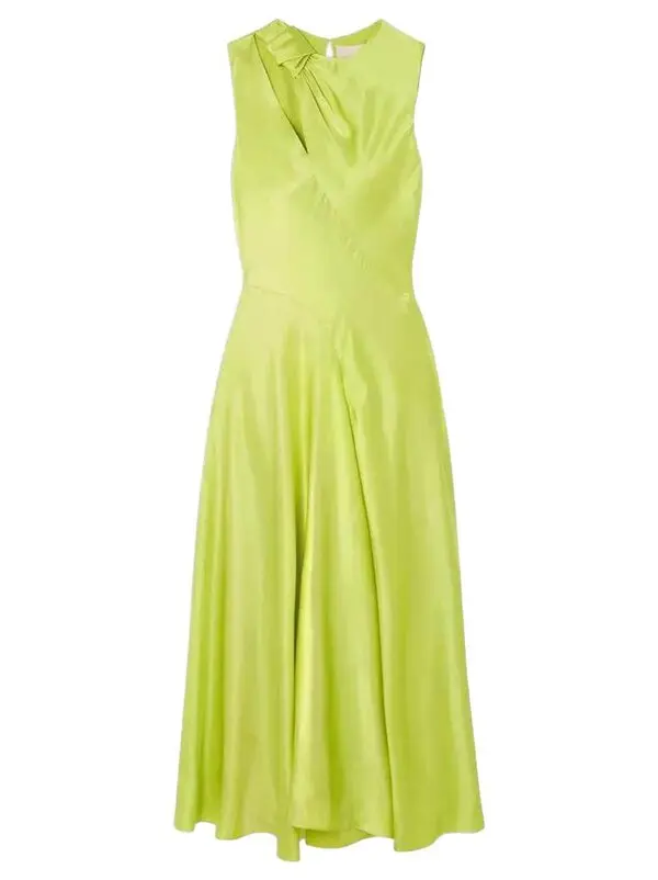 ROKSANDA Alma Knotted Asymmetric Dress - Yellow