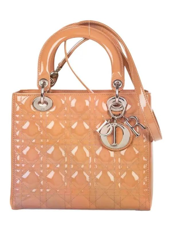 Dior Medium Lady Shoulder Bag - Brown