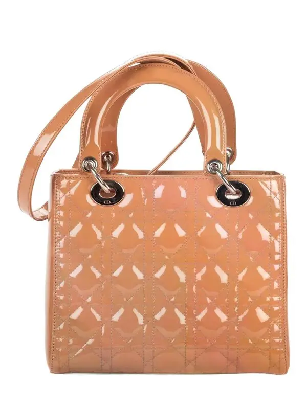 Dior Medium Lady Shoulder Bag - Brown