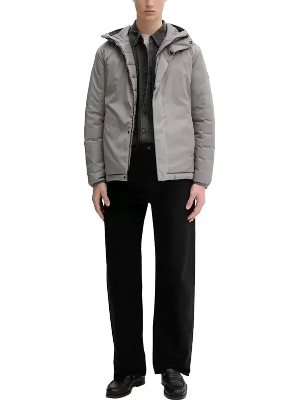 Marc O'polo Hooded Quilted Jacket - Grey