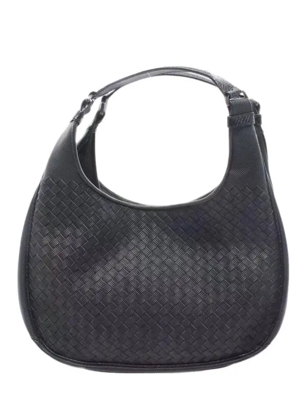 Bottega Veneta Medium Intrecciato Shoulder Bag - Black