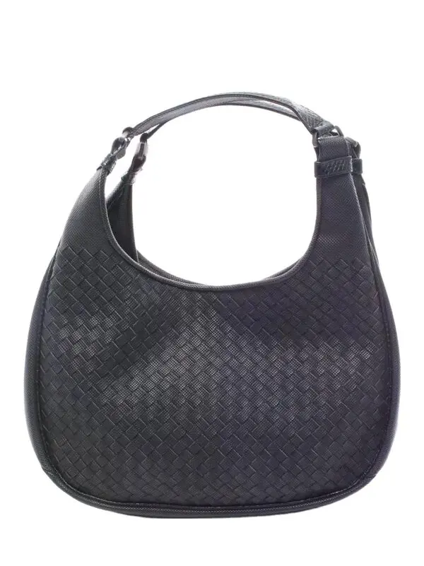 Bottega Veneta Medium Intrecciato Shoulder Bag - Black