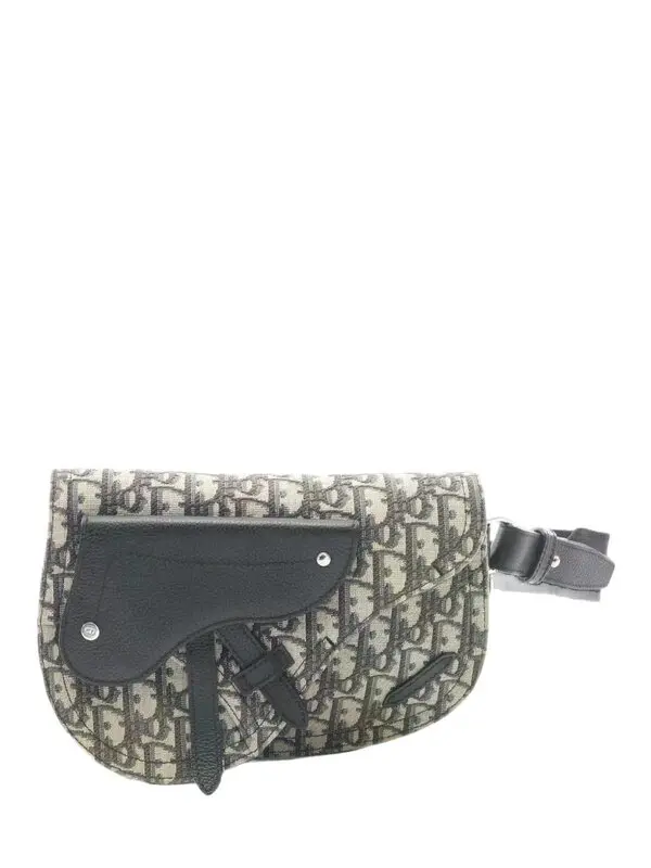 Dior 2000s Saddle Oblique Belt Bag - Neutrals