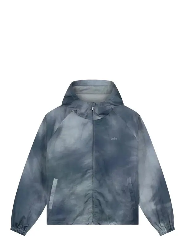 ARTE ANTWERP Cloud Print Hooded Jacket - Blue
