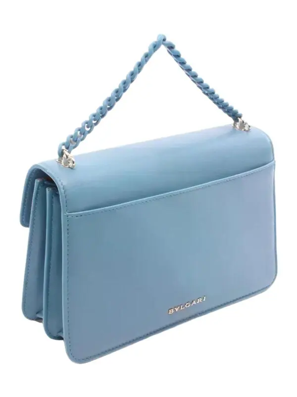 BVLGARI Serpenti Forever Chain Shoulder Bag - Blue