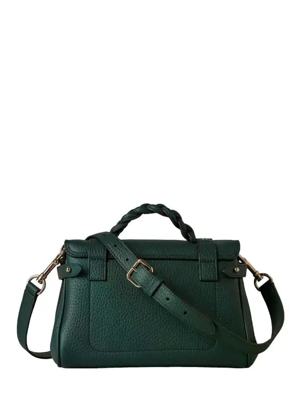 Mulberry Mini Alexa Braided-handle Shoulder Bag - Green