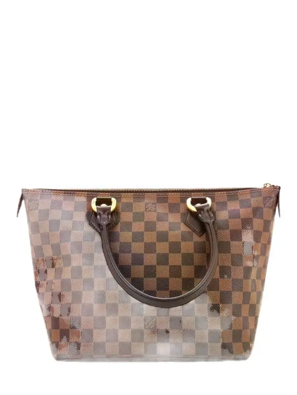 LOUIS VUITTON Saleya Damier Pm Tote Bag - Brown