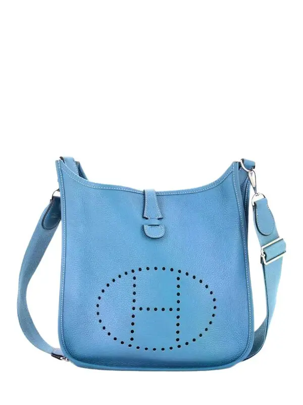 Hermès Evelyne Bag Gen Iii Clemence Pm Crossbody Bag - Blue