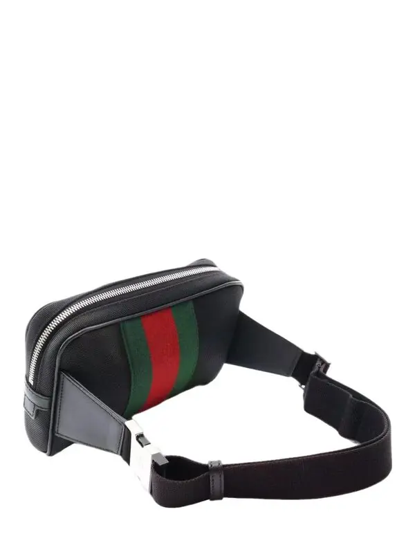 Gucci Web Stripe Belt Bag - Black