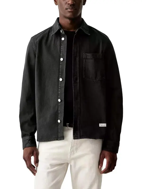 Marc O'polo Chest-pocket Button-up Shirt - Grey