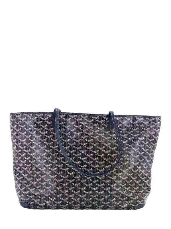 Goyard Artois Tote Coated Canvas Shoulder Bag - Blue