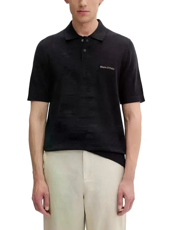Marc O'polo Logo-embroidered Polo Shirt - Blue