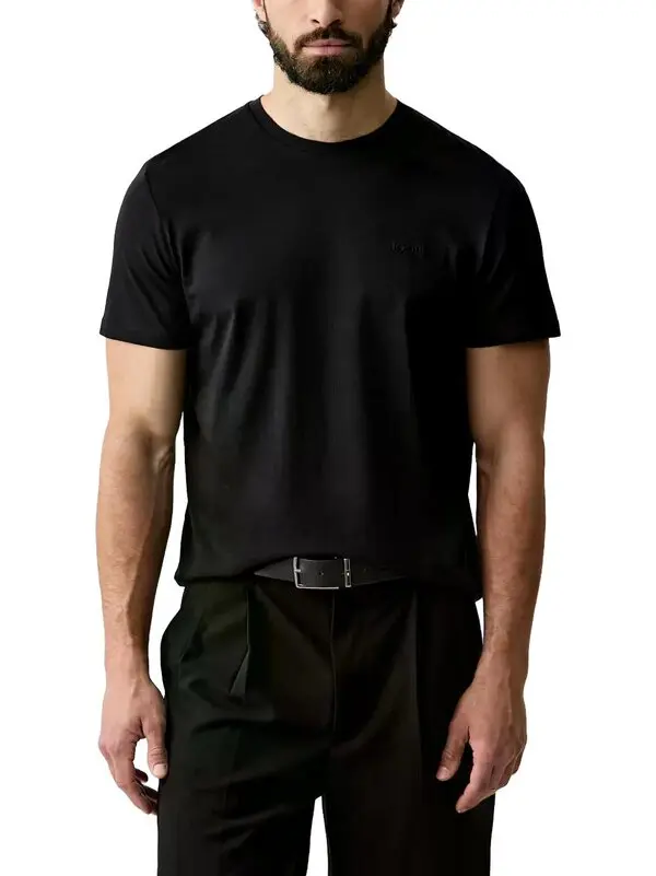 JOOP! Cosmo Logo-embroidered T-shirt - Black