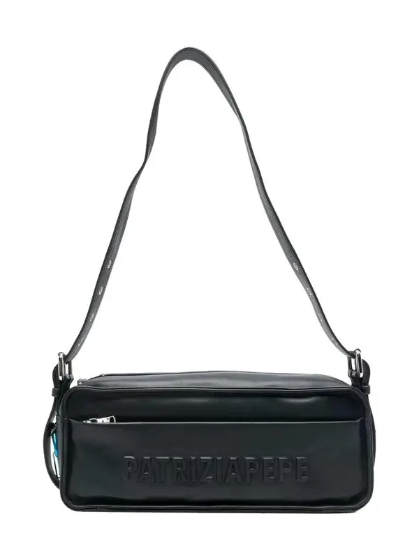 Patrizia Pepe Leather Shoulder Bag - Blue