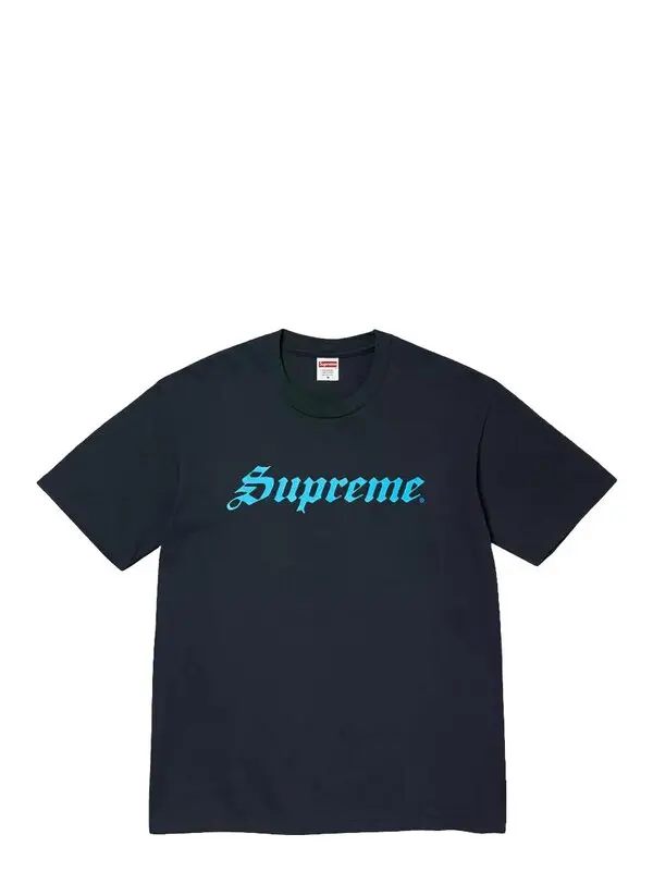 Supreme Logo-print T-shirt - Blue