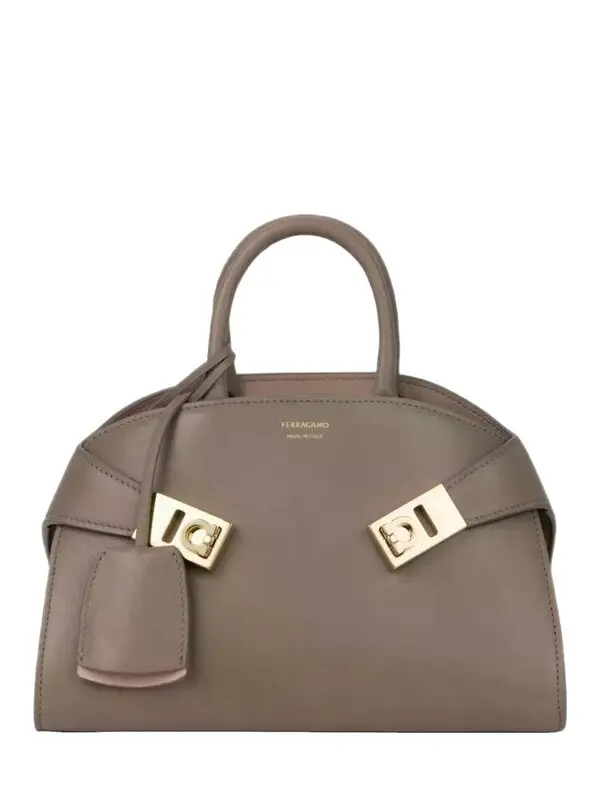 FERRAGAMO Mini Hug Tote Bag - Neutrals