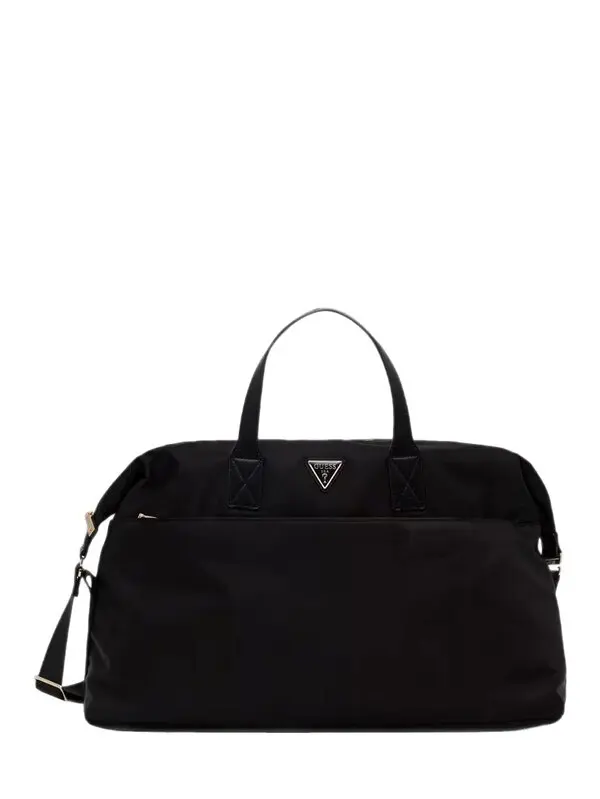Guess Logo Plaque Holdall Bag - Black