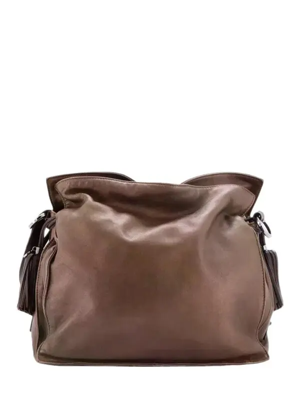 Loewe Flamenco Bag Leather Small Shoulder Bag - Brown