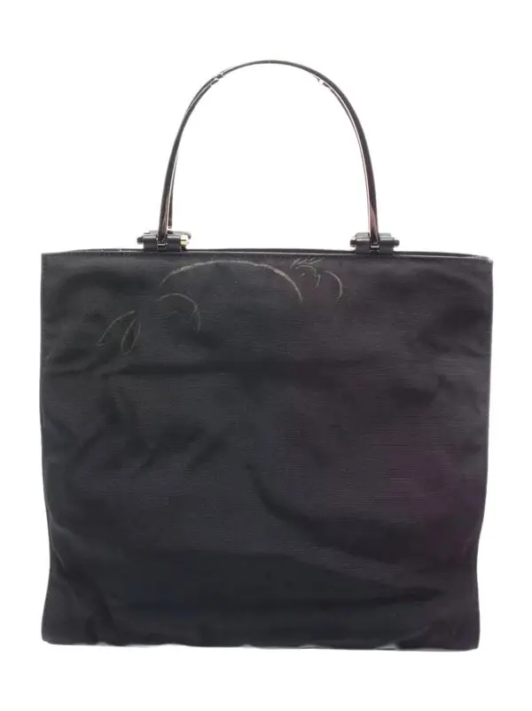 Gucci 2000s Zip-fastening Tote Bag - Black