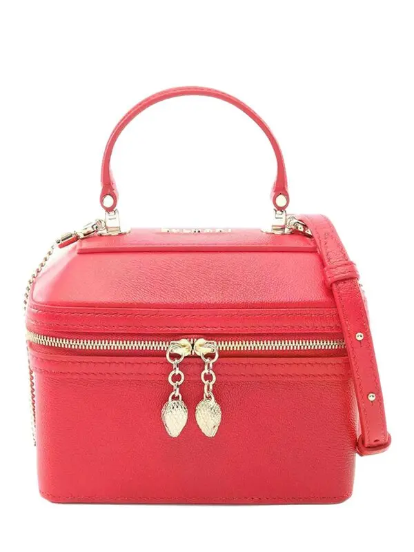 BVLGARI Serpenti Forever Vanity Bag Satchel - Red