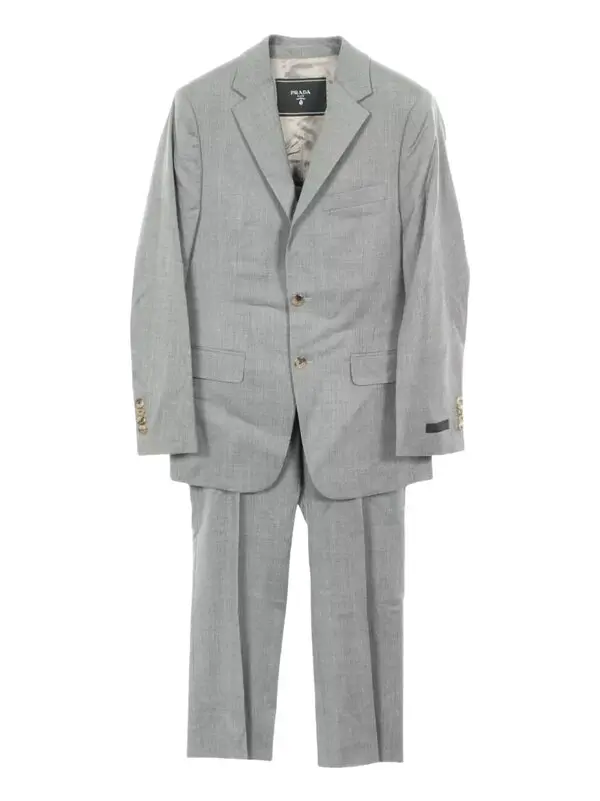 Prada 2010s Wool Suit - Grey