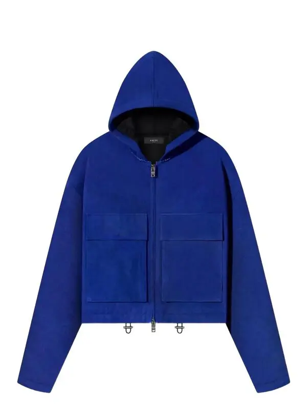Amiri Hooded Cotton Workwear Jacket - Blue