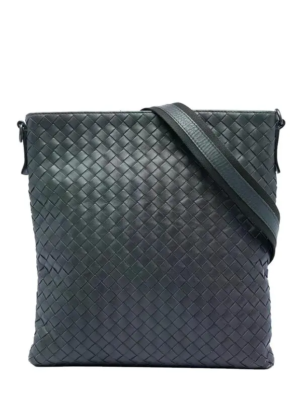 Bottega Veneta Nappa Intrecciato Vn Crossbody Bag - Grey