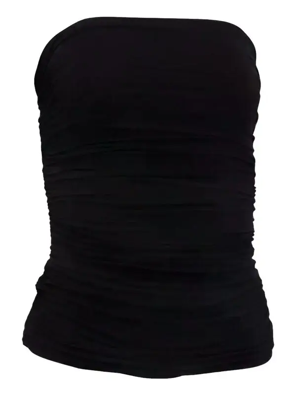 THE ROW Kriza Strapless Top - Black