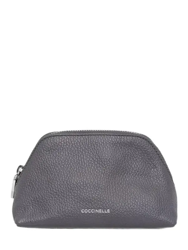 COCCINELLE Leather Makeup Bag Set - Blue