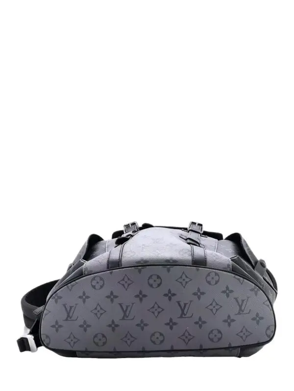 LOUIS VUITTON Christopher Reverse Monogram Eclipse Canvas Mm Backpack - Black