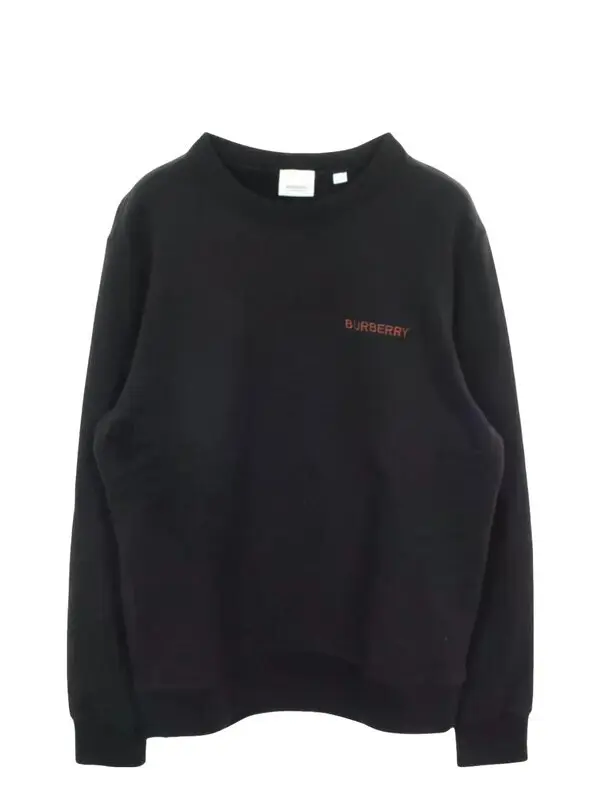 Burberry Embroidered Crewneck Sweatshirt - Black