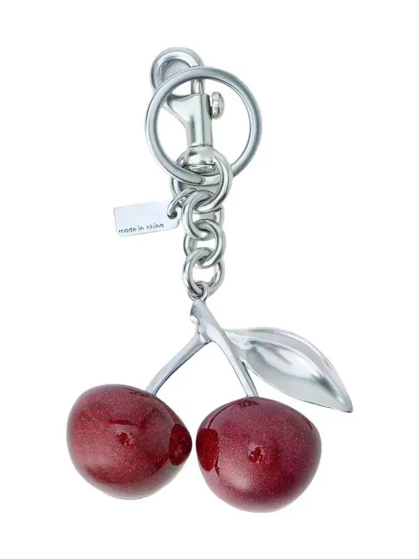 COACH Cherry Charm Keyring - Red