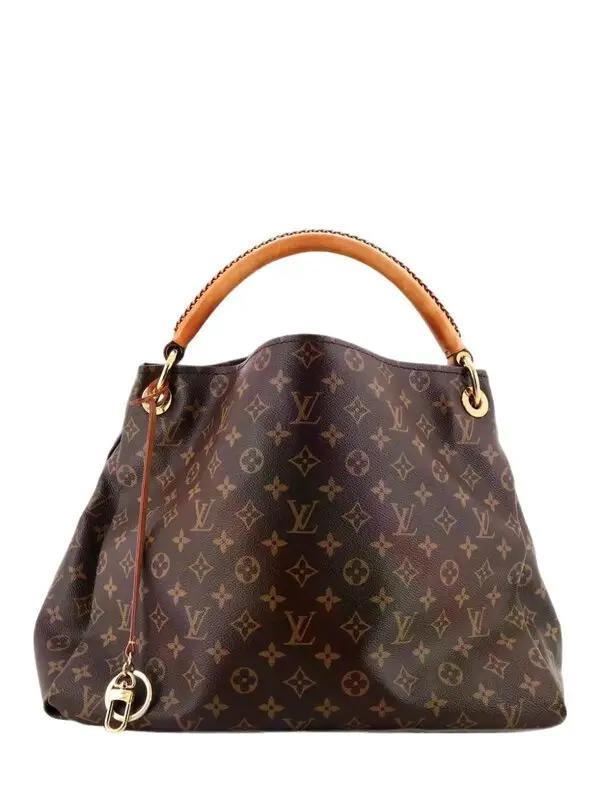 LOUIS VUITTON Artsy Monogram Canvas Mm Hobo Bag - Brown
