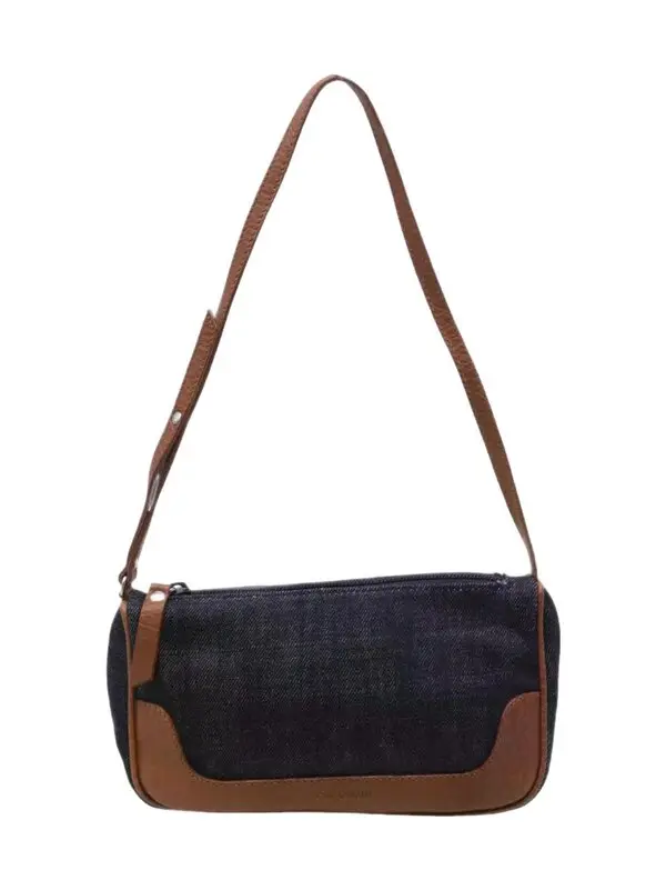 Dolce & Gabbana Leather-trim Shoulder Bag - Blue