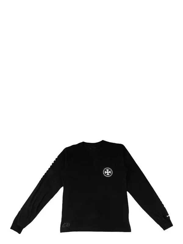 Chrome Hearts Logo-print Long-sleeve T-shirt - Black
