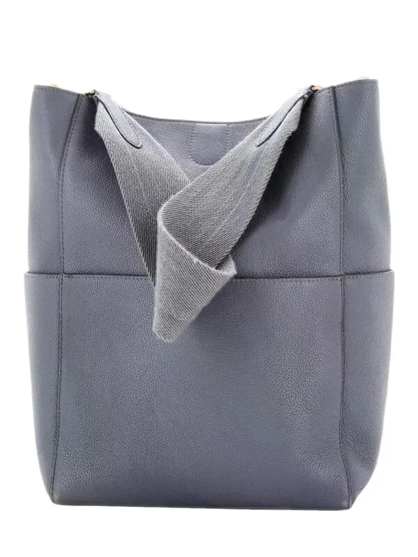 Celine Sangle Seau Calfskin Shoulder Bag - Grey