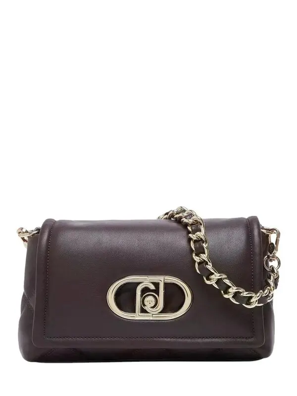 Liu Jo Medium Lapuffy Quilted Shoulder Bag With Chain Strap - Brown