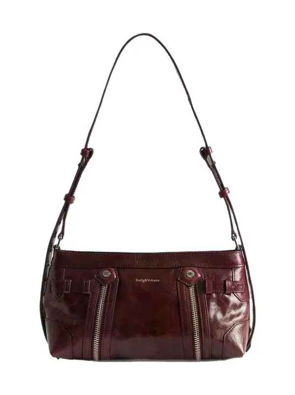 Zadig&Voltaire Madison Mini Vintage Patent Bag - Purple