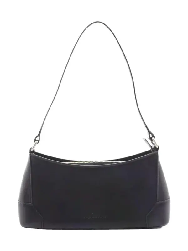 Burberry Embossed Logo Shoulder Bag - Black