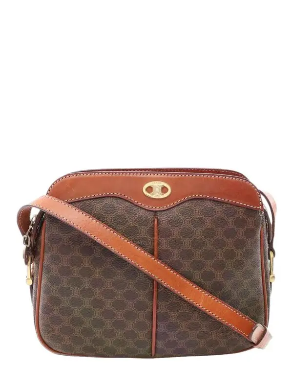 Celine Macadam Cross Body Bag - Brown