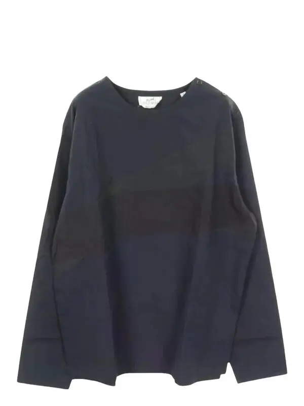 Hermès 2000s Colour-block Sweater - Blue