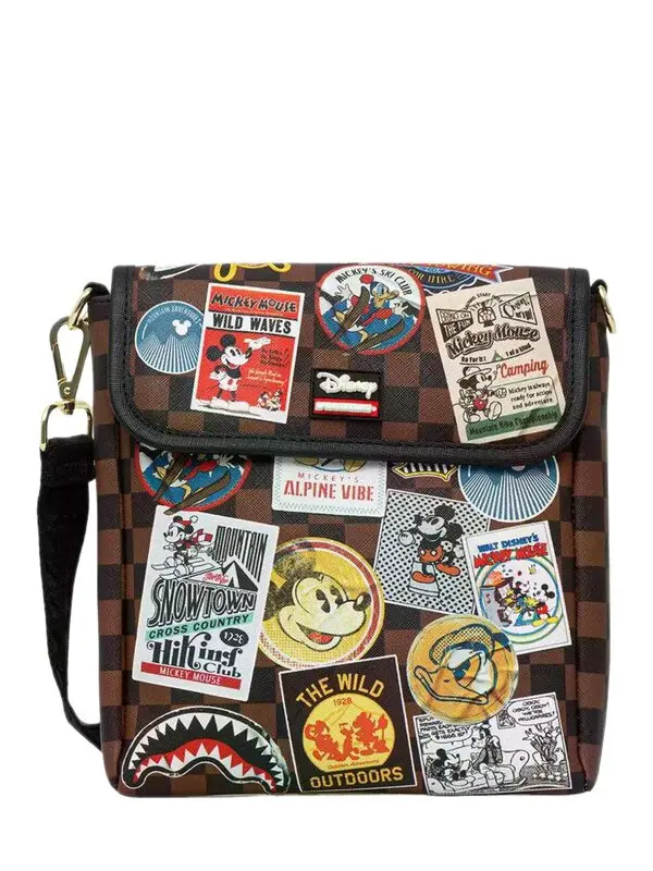 SPRAYGROUND X Disney Checkerboard Messenger Bag - Brown