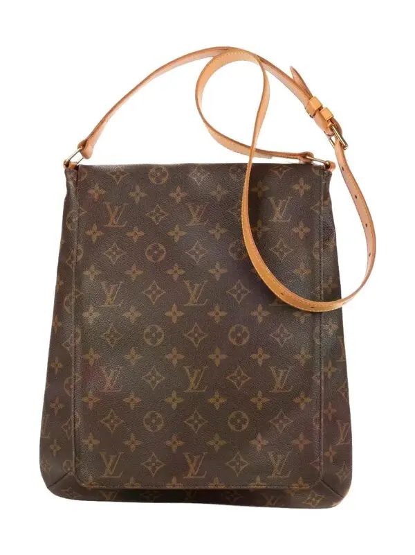 LOUIS VUITTON Musette Salsa Gm Monogram Canvas Shoulder Bag - Brown