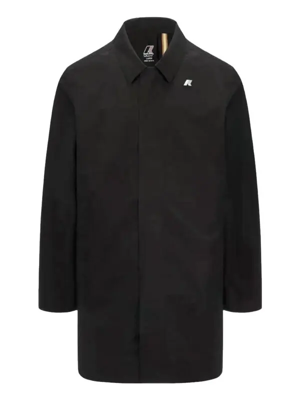 K-WAY Kenley Logo-print Rain Coat - Black