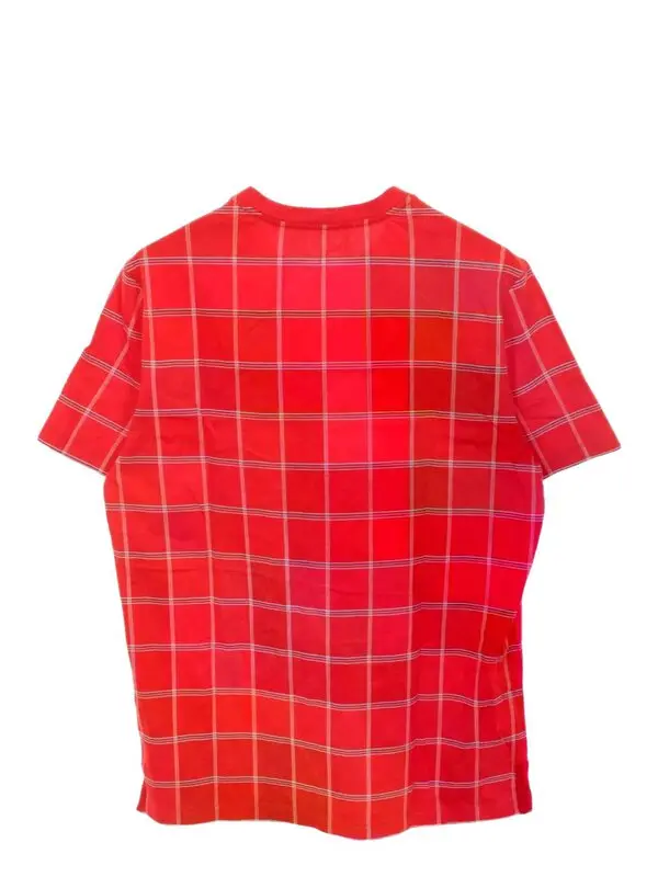 LOUIS VUITTON 2000s Check T-shirt - Red