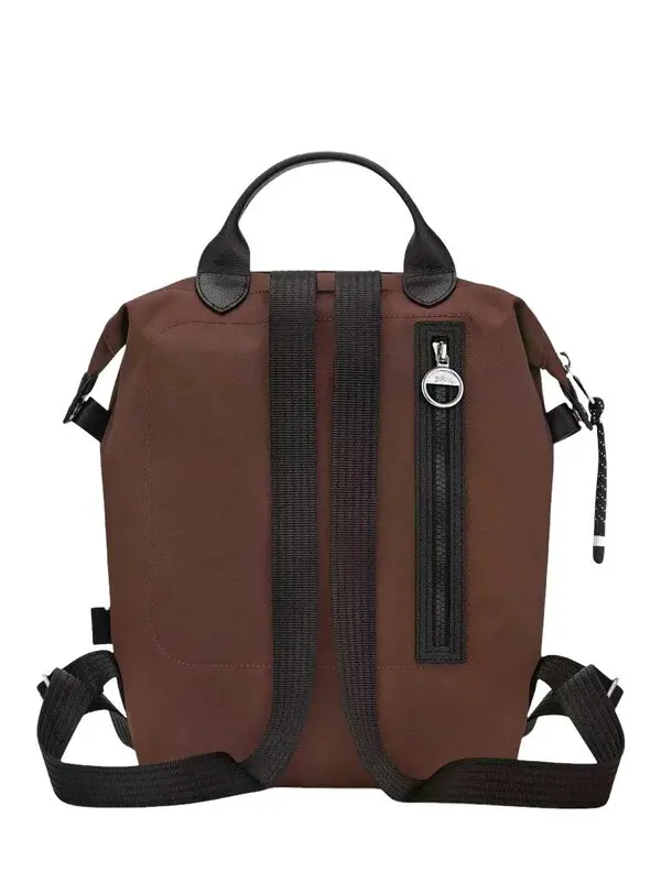 Longchamp Le Pliage Energy Logo Tape Backpack - Brown