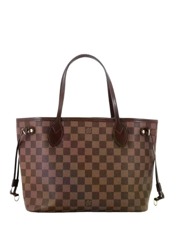LOUIS VUITTON Neverfull Nm Damier Pm Tote Bag - Brown