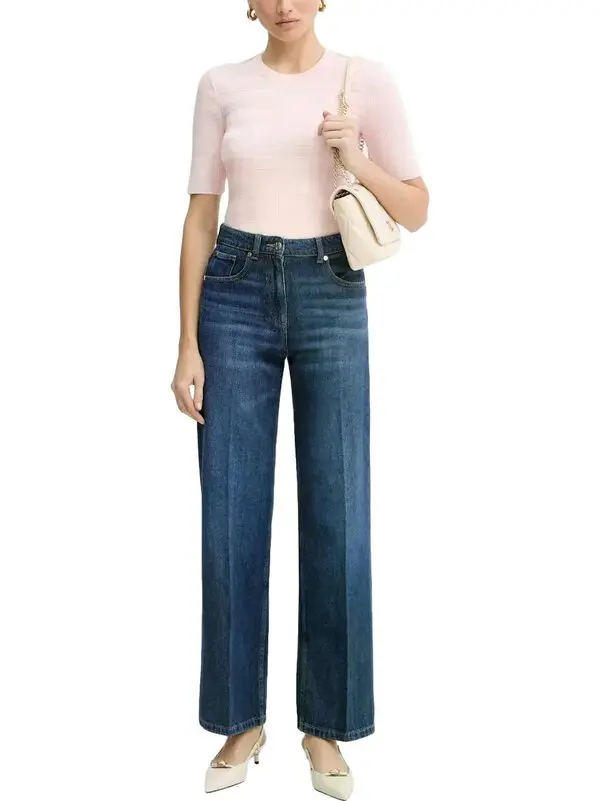 SILVIAN HEACH Pressed Crease Jeans - Blue