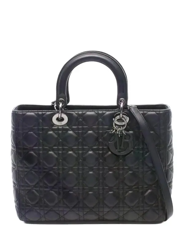 Dior Lady Tote Bag - Black