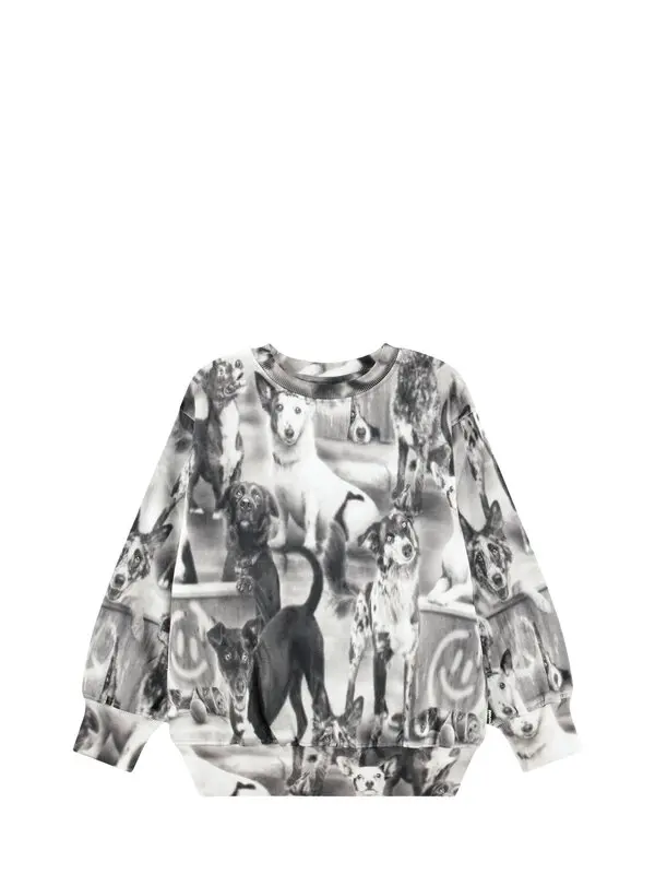 MOLO Sweatshirt With Dog Print - Brown